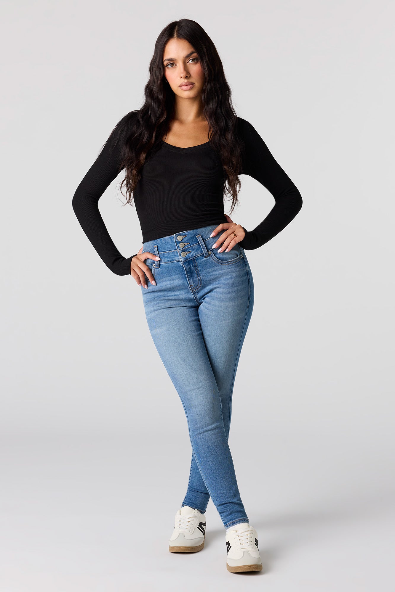 High Rise Push Up Skinny Medium Jean – Urban Planet