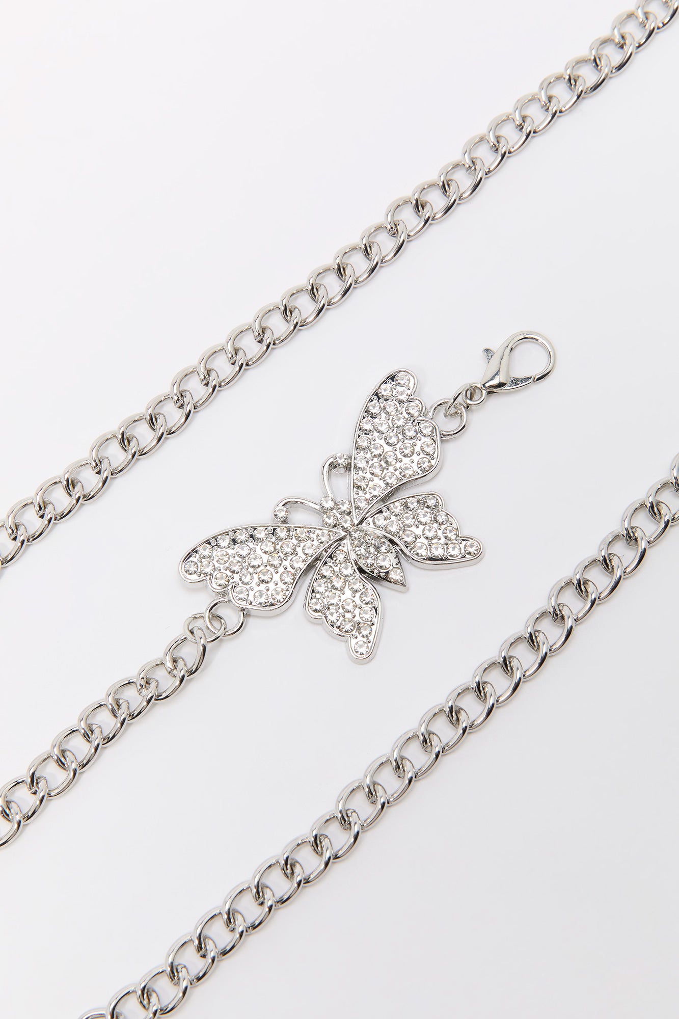 Rhinestone Butterfly Chain Belt – Urban Planet