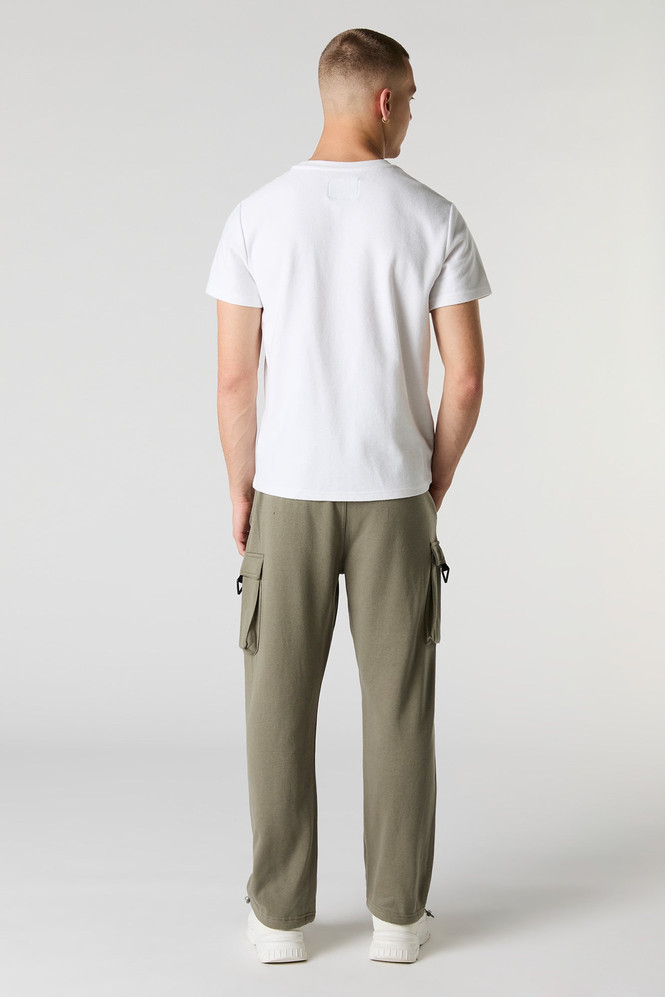 Jogger cargo en molleton avec taille à barillet – Urban Planet