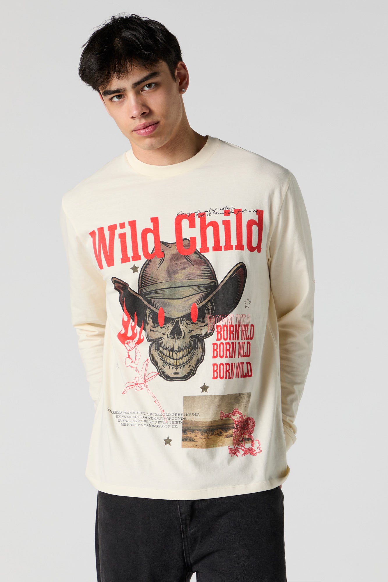 Wild Child Graphic Long Sleeve Top – Urban Planet