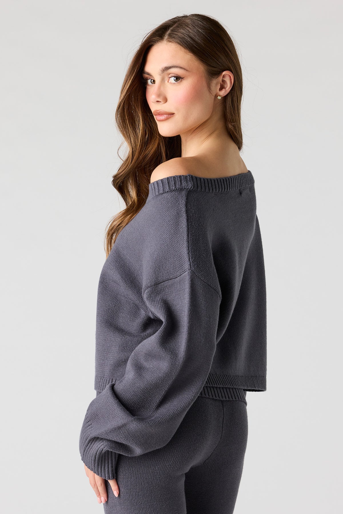 Off Shoulder Boxy Sweater – Urban Planet