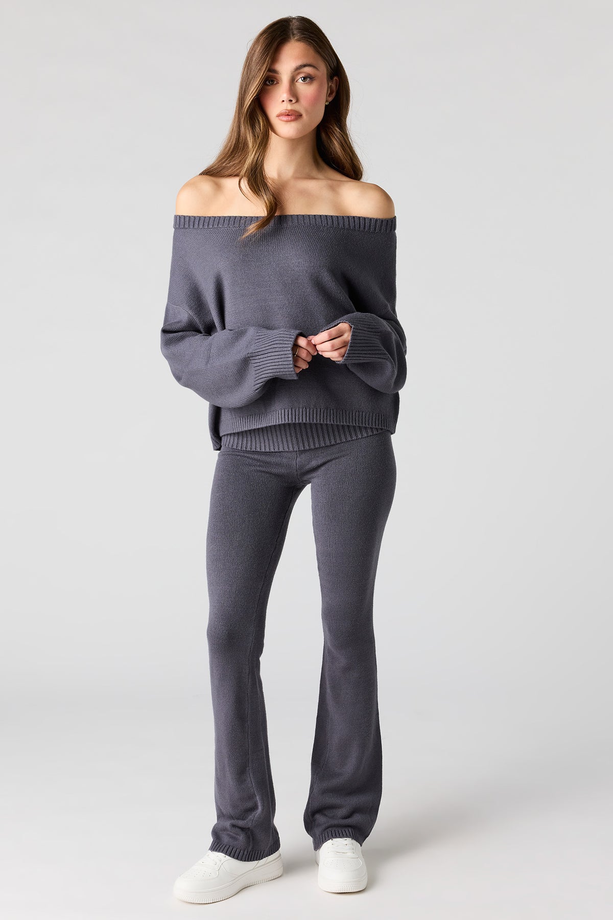Off Shoulder Boxy Sweater – Urban Planet