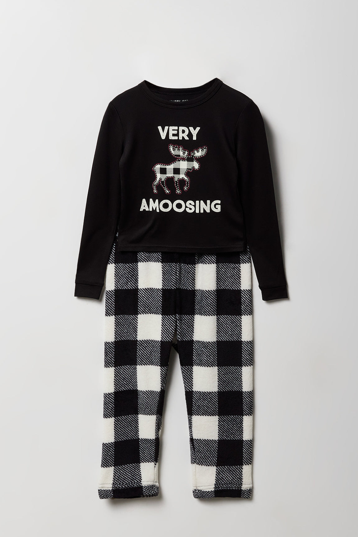 Ensemble deux-pièces Pyjamas de famille à imprimé Moosing Around pour ...