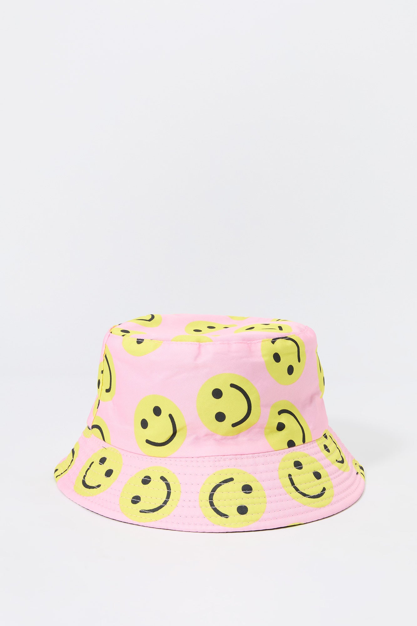Chapeau cloche réversible à imprimé Smiley pour fille – Urban Planet