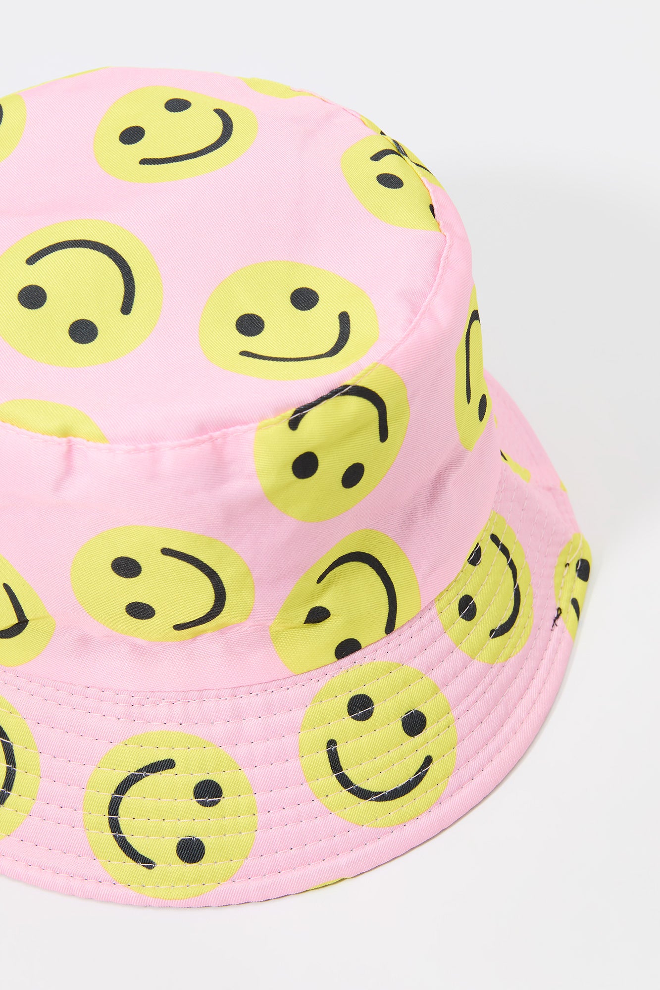 Chapeau cloche réversible à imprimé Smiley pour fille – Urban Planet